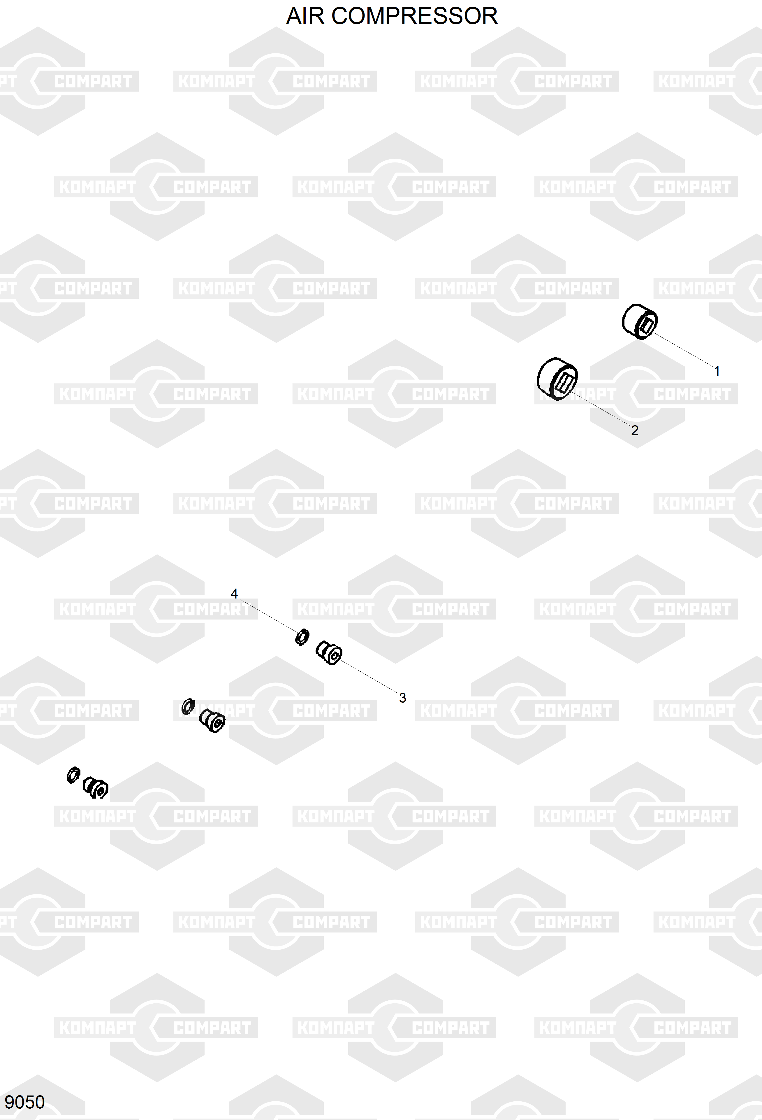 AIR COMPRESSOR ФРОНТАЛЬНОГО ПОГРУЗЧИКА HYUNDAI HL760-7 - купить в Com ...